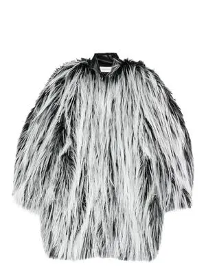 Sportmax Runway Faux-fur Coat - White