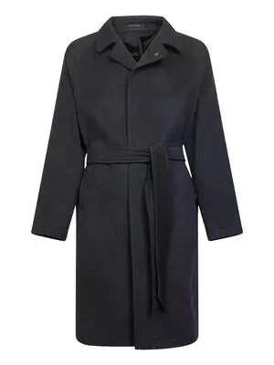 Tagliatore Belted Coat - Grey