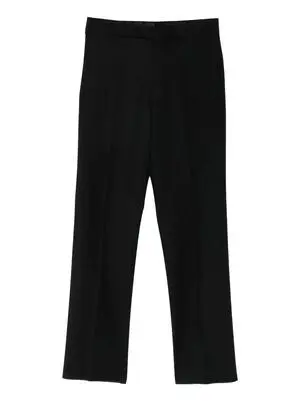 LARDINI Virgin Wool Trousers - Black