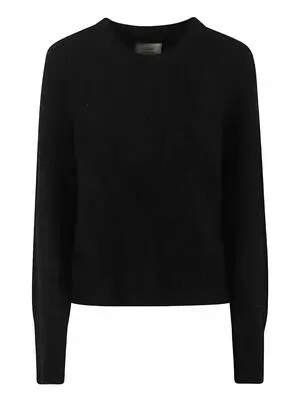 LOULOU Ribbed Cashmere Sweater - Black