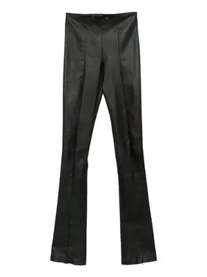 SALVATORE SANTORO Leather Trousers - Black