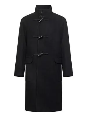 Tagliatore Toggle-fastening Coat - Black