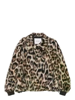 HALFBOY Animal-print Bomber Jacket - Brown