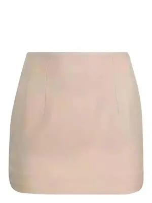 Wardrobe.NYC Contour Mini Skirt - Neutrals
