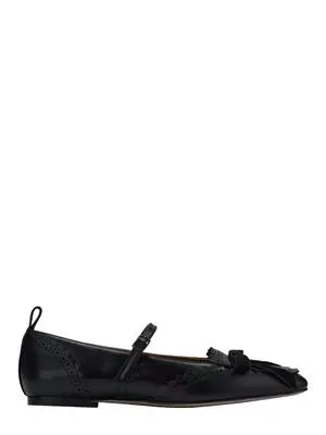 SHUSHU/TONG Bow-Detail Ballet Flats