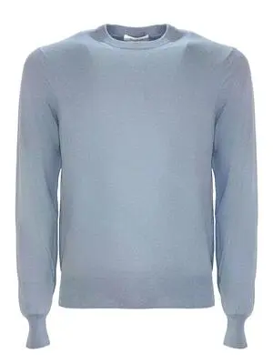 CRUCIANI Crew-neck Cashmere Sweater - Blue