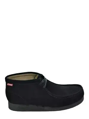 Clarks Stinson Hi Suede Lace-up Shoes - Black