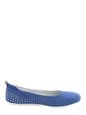 Clarks Step Allena Sea Perforated Mules - Blue