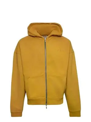 Rhude Logo-embroidered Hoodie - Yellow