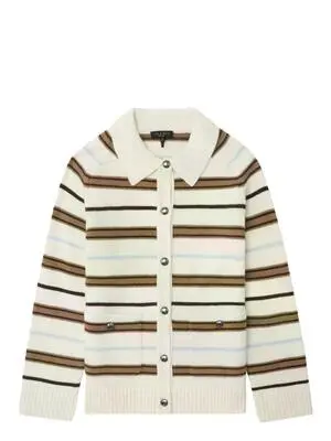 RAG & BONE Peggy Striped Cardigan