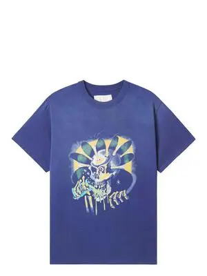 ERL Graphic Print T-shirt - Blue