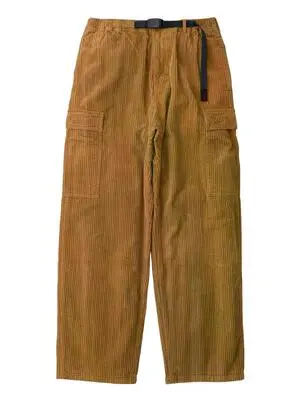 Gramicci Corduroy-effect Buckle-fastening Trousers - Brown