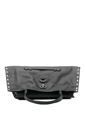 ZANELLATO Foldover Tote Bag - Black