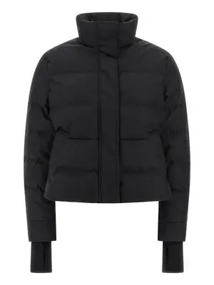 Alexander McQueen Cropped Down Jacket - Black