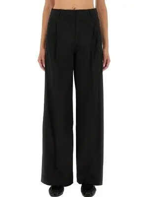 THE GARMENT Pluto Wide Leg Pants - Black