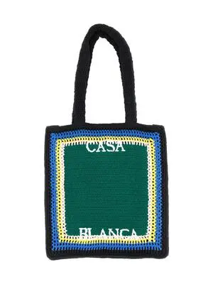 Casablanca Crochet Bag - Green