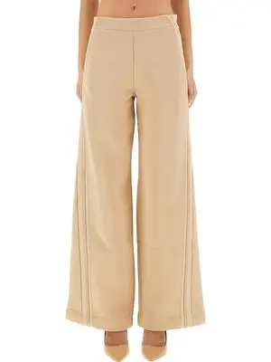 Max Mara Wide-leg Trousers - Beige