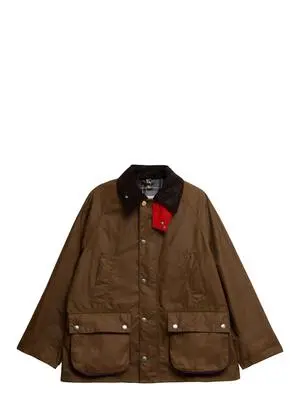 PAUL SMITH X BARBOUR Waxed Cotton Jacket - Brown