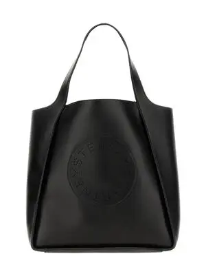 Stella McCartney Tote Bag With Logo - Black