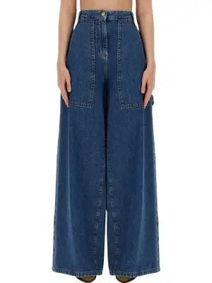 Etro Wide Leg Jeans - Denim