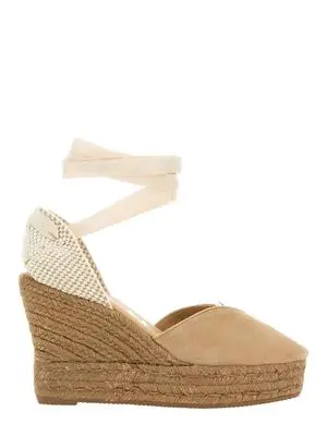 Manebí Wedge Espadrilles - Beige