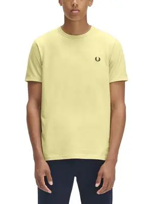 Fred Perry T-shirt Ringer - Yellow