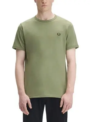 Fred Perry T-shirt Ringer - Green