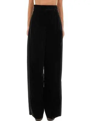 Max Mara Wide Leg Trousers Black