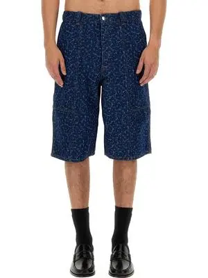 Maison Kitsuné Bermuda Shorts - Denim