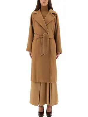Max Mara Manuela Camel Hair Coat - Beige