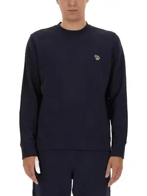 Paul Smith Sweatshirt With Logo - Blue