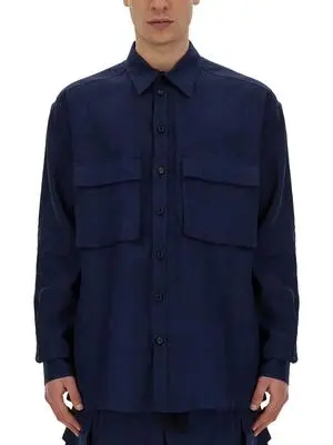 Dolce & Gabbana Shirt With Pockets - Blue