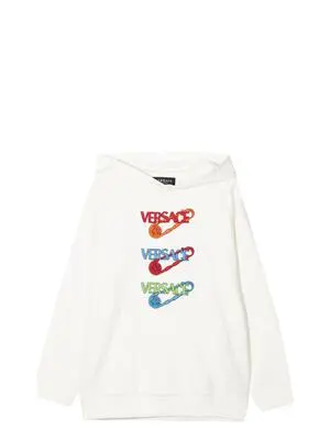 Versace Pins Hoodie - White