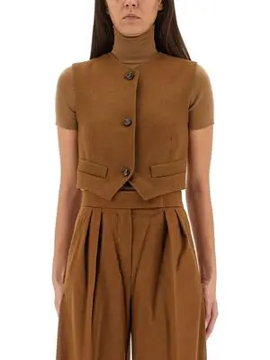 MAX MARA Camel Hair Edda Vest