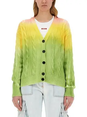 MSGM Degrade Cardigan - Multicolour