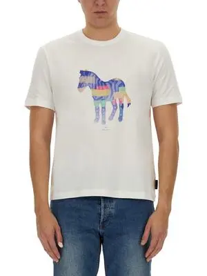 Paul Smith Zebra Print T-shirt - White