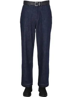 NIGEL CABOURN Wide Leg Factory Jeans