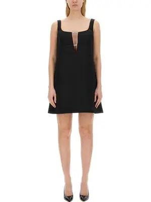 Nina Ricci A-line Dress - Black