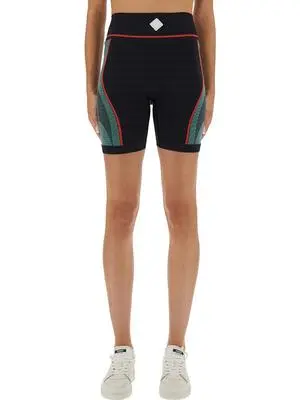 Casablanca Seamless Sports Shorts - Black