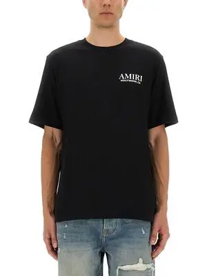 Amiri Bones Stacked Print T-shirt - Black
