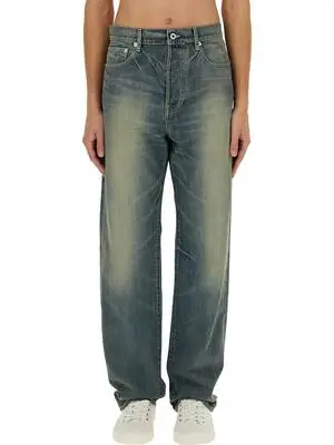 Kenzo Asagao Straight Jeans - Blue