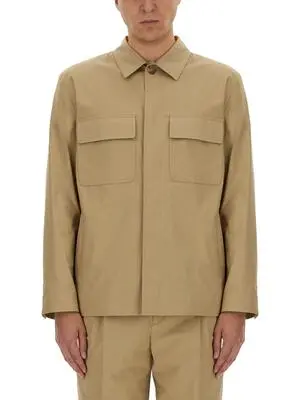 LARDINI Shirt Jacket - Beige