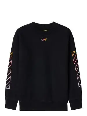 Off-White Arrow Rainbow Crewneck - Black