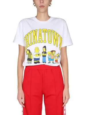 CHINATOWN MARKET X THE SIMPSONS Ha Ha" T-shirt - White