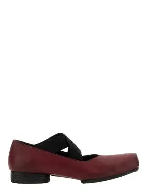 UMA WANG Leather Ballerinas - Red