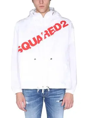 Dsquared2 Logo-print Jacket - White