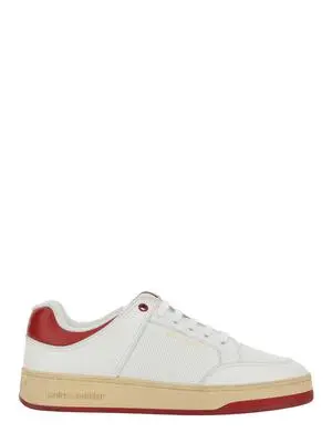 Saint Laurent Low-top Lace-up Sneakers - White