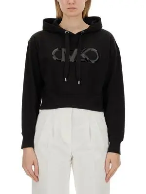 Michael Kors Sweatshirt With Logo - Black