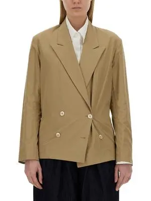 Dries Van Noten Double-breasted Shirt - Beige