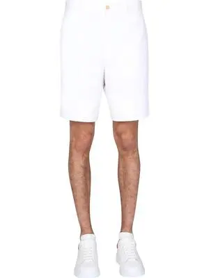 Alexander McQueen Tailored Bermuda Shorts - White